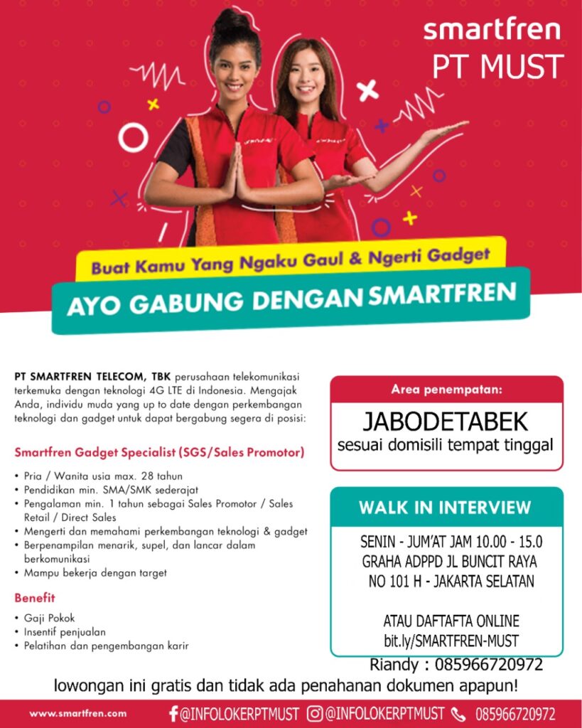 Lowongan Kerja - PT Mitra Utama Solusi Telematika - Loker Terkini Lowongan Kerja - PT Mitra Utama Solusi Telematika - Loker Terkini