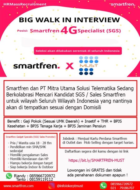 Lowongan Kerja - PT Mitra Utama Solusi Telematika - Loker Terkini Lowongan Kerja - PT Mitra Utama Solusi Telematika - Loker Terkini