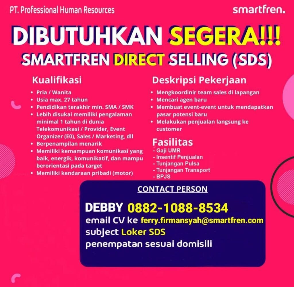 Lowongan Kerja - PT Professional Human Resource - Loker Terkini